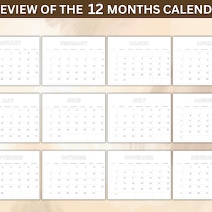 Handprint Calendar 2025, Printable Handprint Craft, Memory Calendar ...