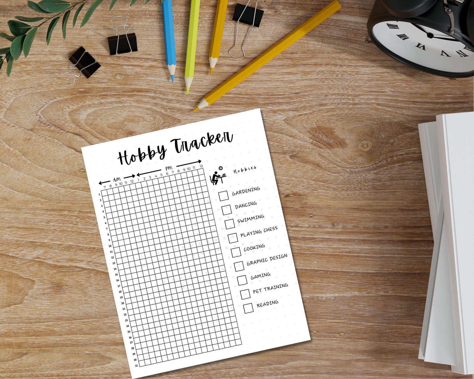 Hobby Tracker, Log Habit Tracker, Wellness Journal, Hobby Journal Pages ...