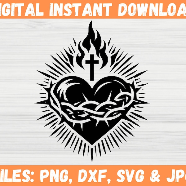 Sacred Heart - Etsy