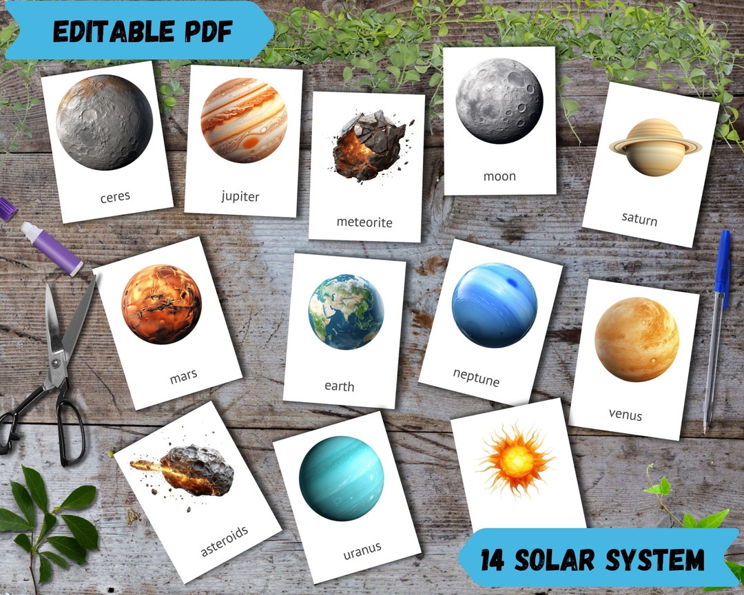 Solar System Flash Cards | Planet Flashcards | Learning Resources ...