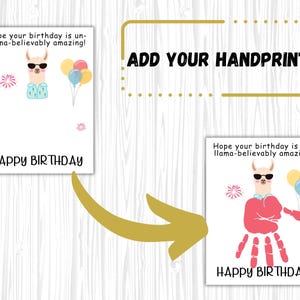 Birthday Handprint Art, Children Handprint, Activity Handprint Art ...