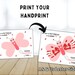 Butterfly Handprint Art, Personalized Butterfly Keepsake, DIY Baby ...