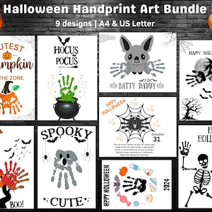 Halloween Handprint Art, Toddler Preschool Craft, Baby's First ...