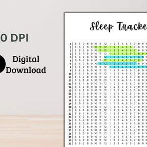 24 Hour Sleep Tracker, Sleep Log, Sleep Analysis Page, Sleep Cycle ...