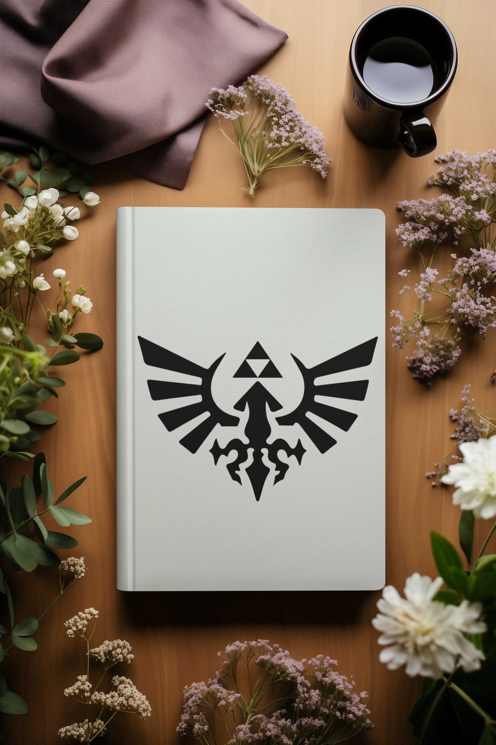 Royal Crest SVG Silhouette, Hyrule Triforce Symbol Clipart, Legend of ...