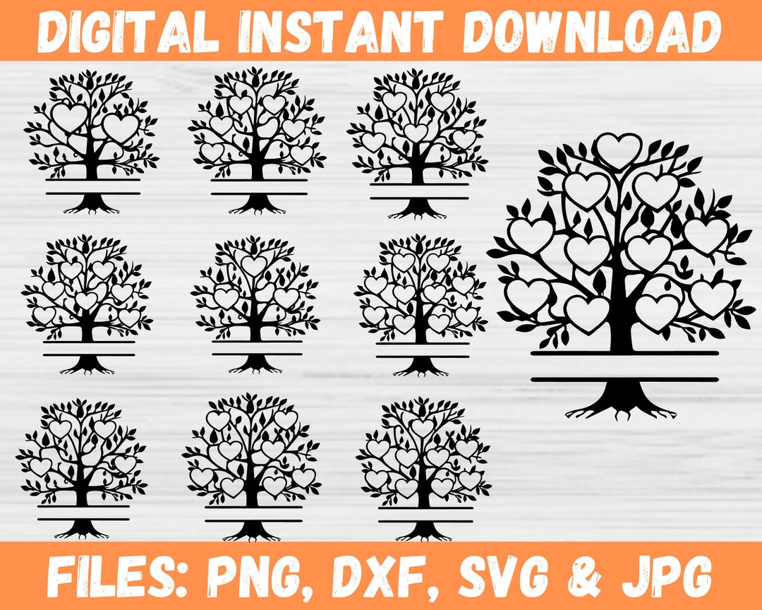 Tree Branch SVG Bundle , Tree Limb Svg, Tree Twig Svg, Branches Svg ...