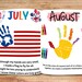 Handprint Memory Book Printable, Kids Keepsake Art, Preschool Handprint ...
