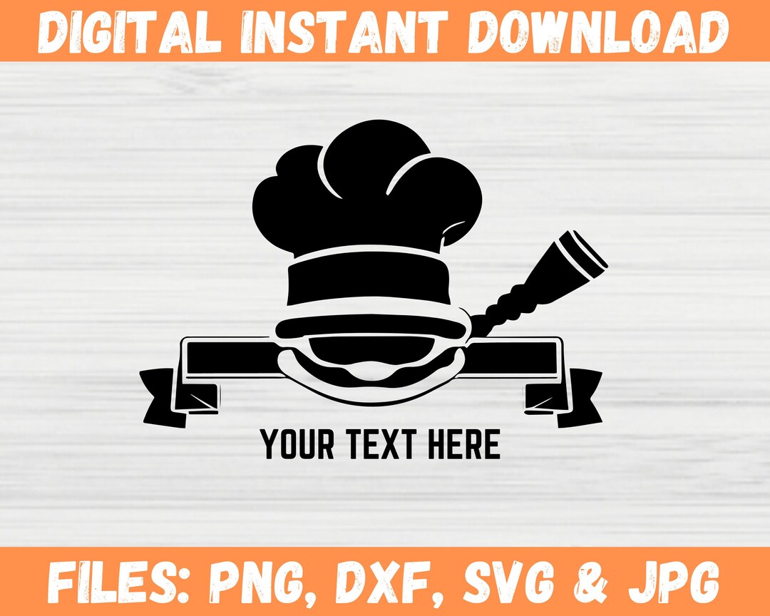Chef Logo Svg Cooking Sublimation Design With Restaurant Logo Svg Chef ...