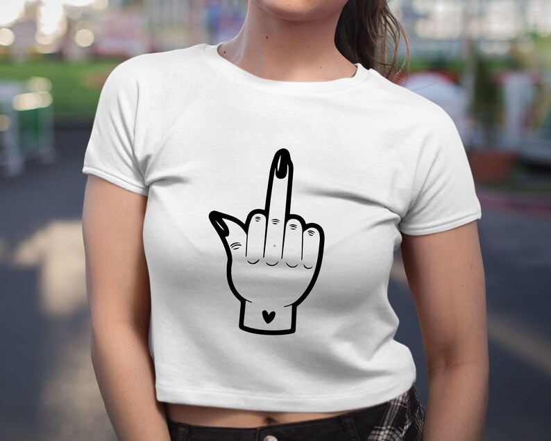 Middle Finger Svg, Woman Hand Svg, Finger Svg, Flipping off Svg, F-off ...