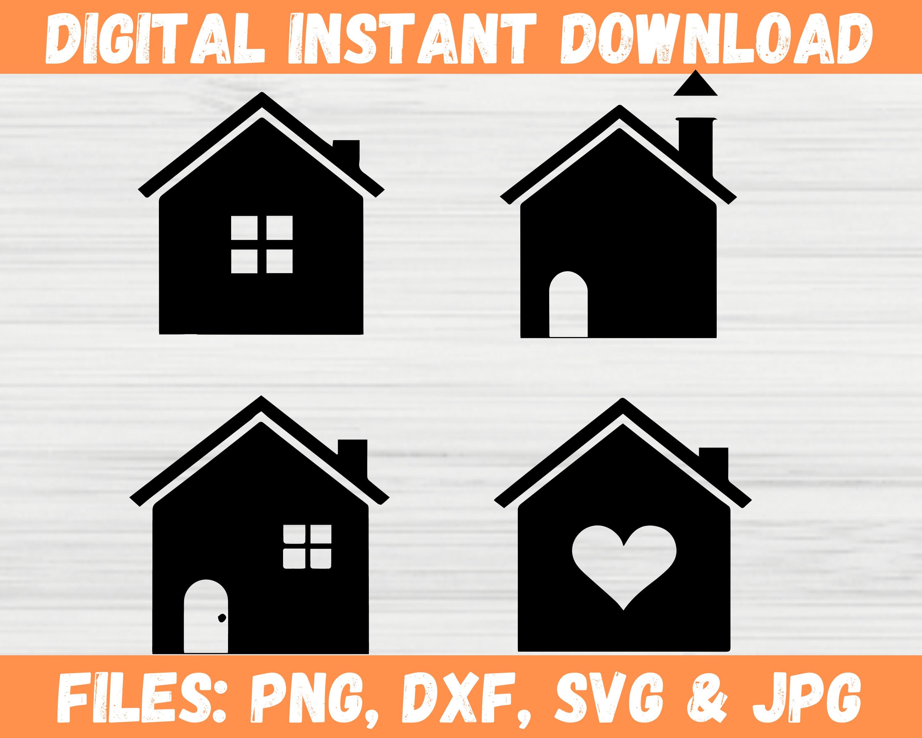 House SVG Bundle Elegant House Frame Clipart for Home Sweet - Etsy