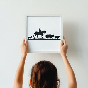 Cattle Drive SVG, Cowboy SVG, Cricut Cut File, Commercial Use, Texas ...
