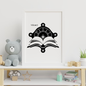 Dungeons and Dragons SVG, Wizard Class Icon SVG, Role-playing Game ...