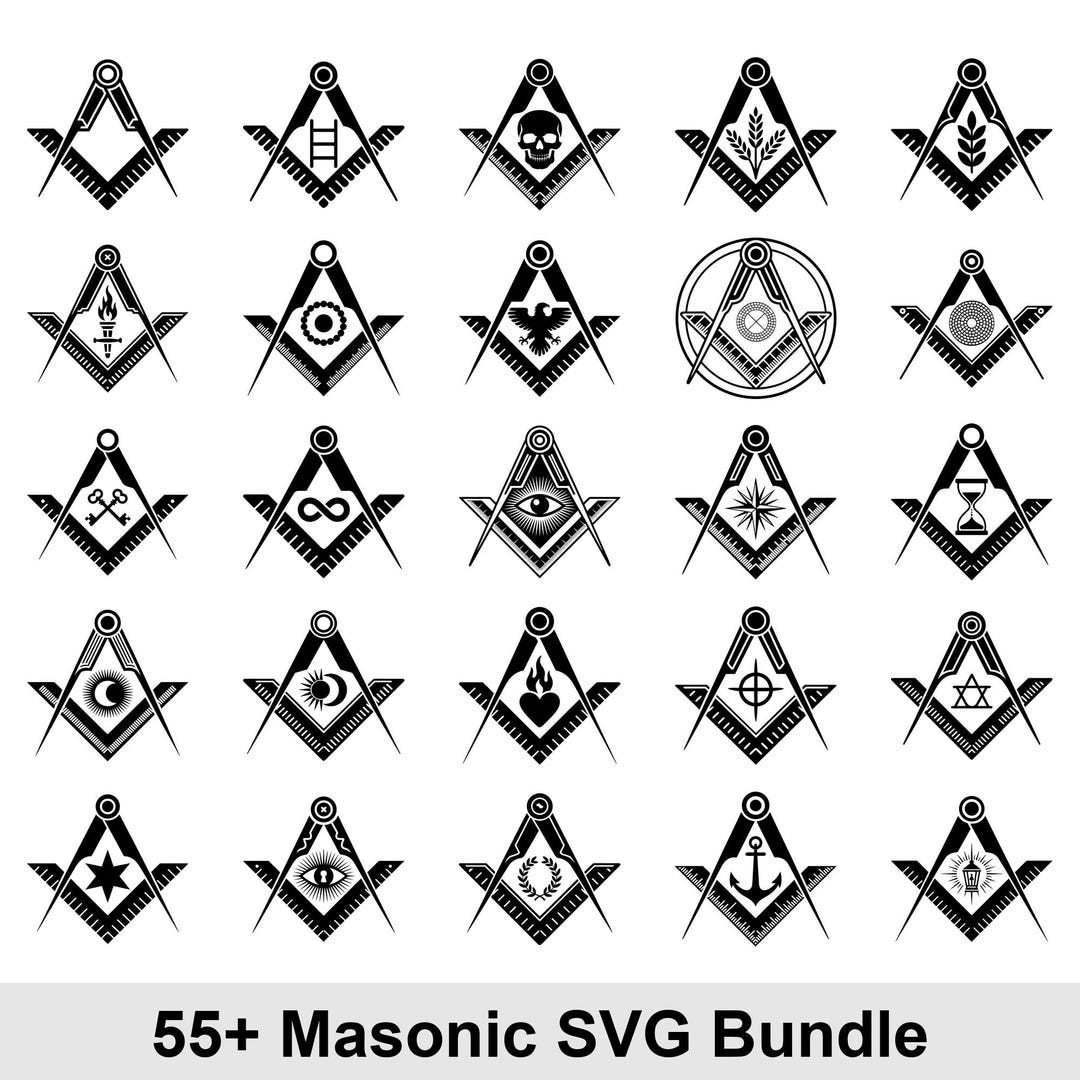 Masonic SVG Bundle | 55+ Freemason SVG Cut Files for Cricut ...