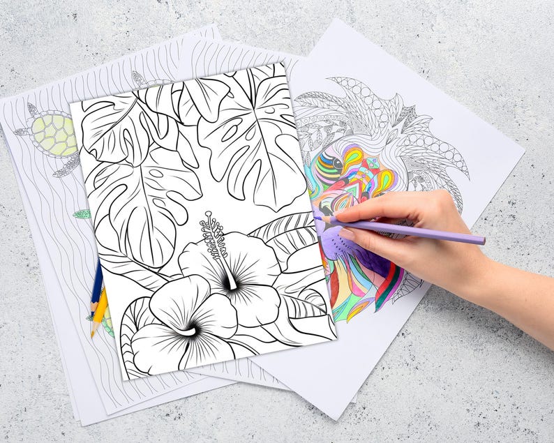 Bloom & Botanicals Coloring Pages, Botanical Bliss Coloring Pages ...
