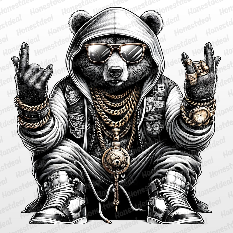 Gangster Teddy Bear - Etsy