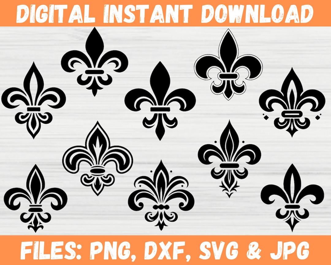 Saints Fleur SVG Bundle, New Orleans Clipart Saints Shirt Design ...