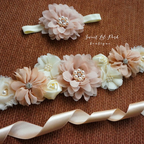 Flower Sash - Etsy