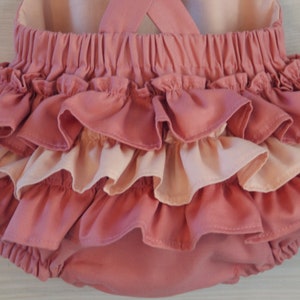 Pink Ruffle Baby Girl Romper, Ruffled Romper, Baby Girl Outfit, Baby ...