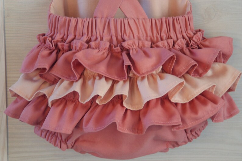 Pink Ruffle Baby Girl Romper, Ruffled Romper, Baby Girl Outfit, Baby ...