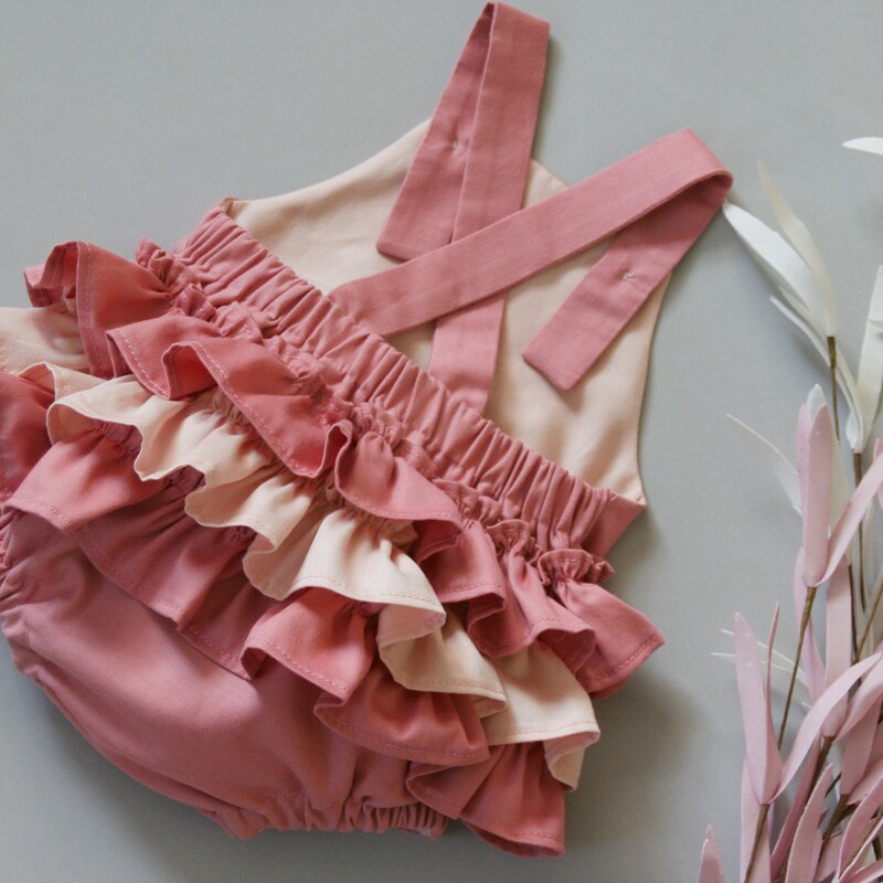 Ruffle Romper - Etsy