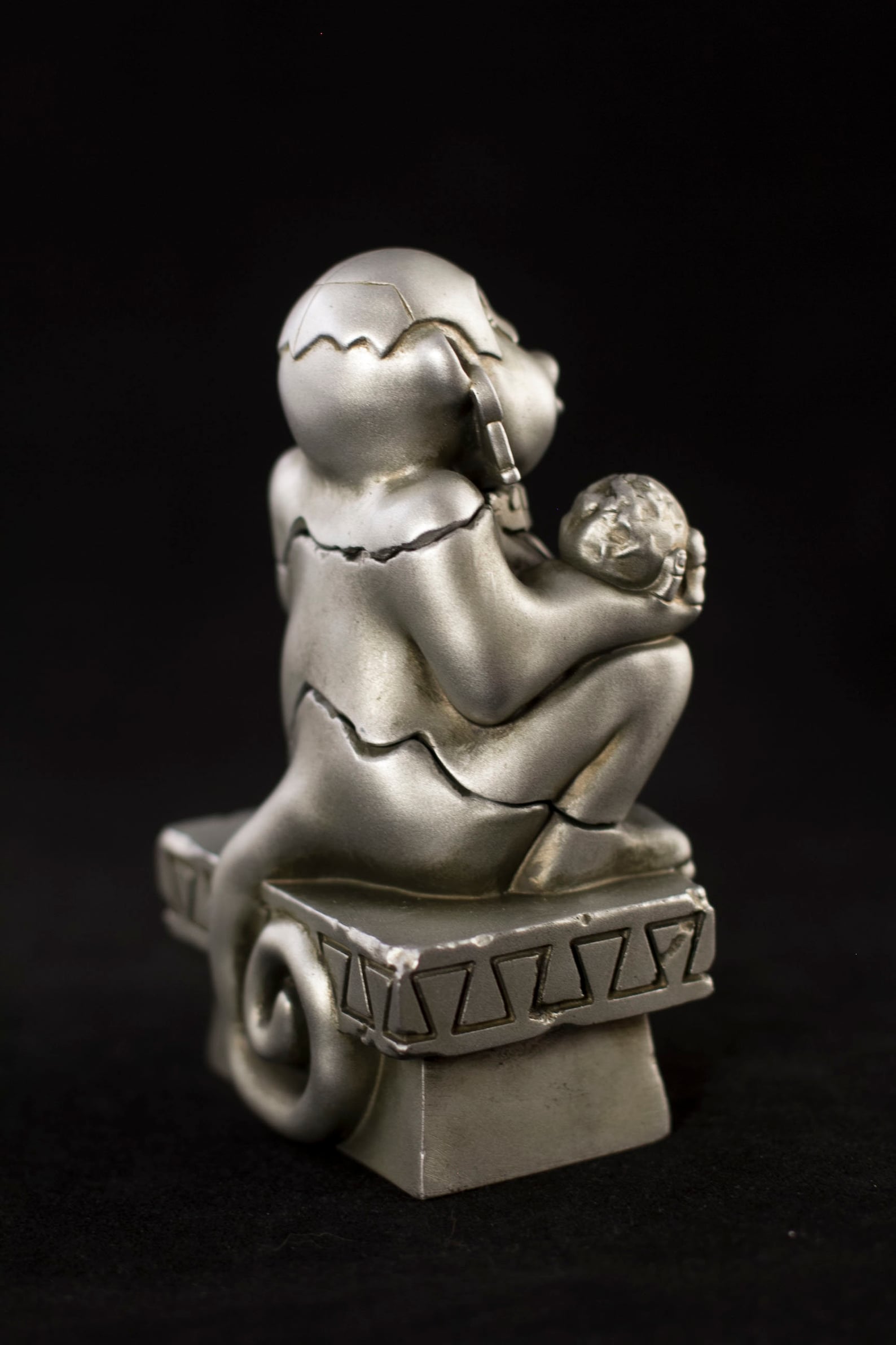 Silver Monkey Desk Statue (legends of the Hidden Temple) - Etsy