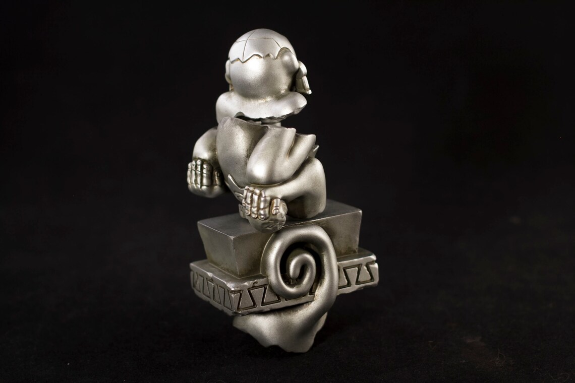 Silver Monkey Desk Statue (legends of the Hidden Temple) - Etsy