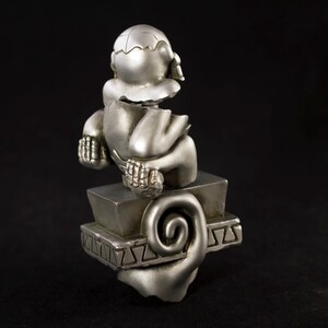 Silver Monkey Desk Statue legends of the Hidden Temple - Etsy