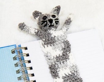 Crochet Cat Bookmark Pattern - Etsy