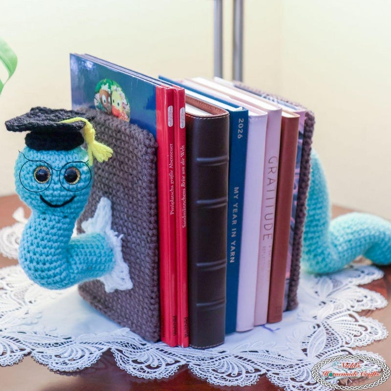 Book Worm Cap - Etsy