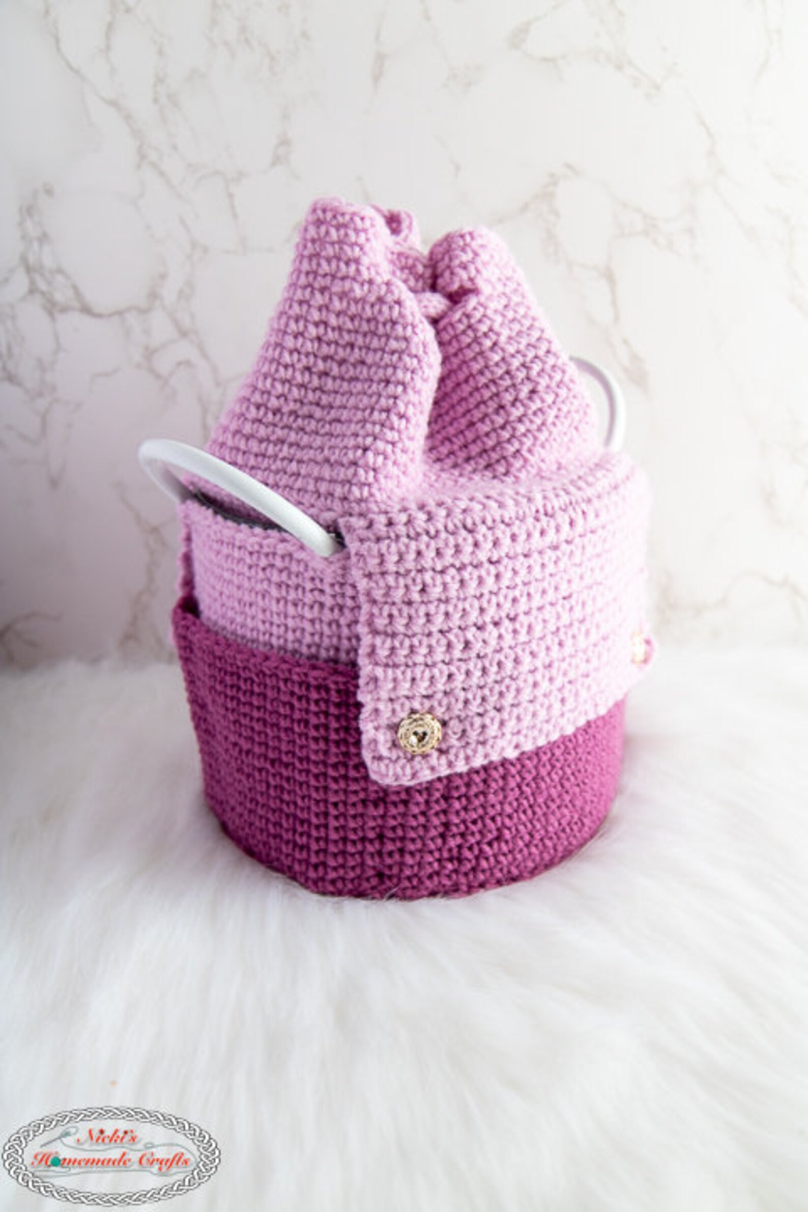 2 in 1 Crochet Yarn Storage Bucket Pattern | Crochet Bag Pattern ...
