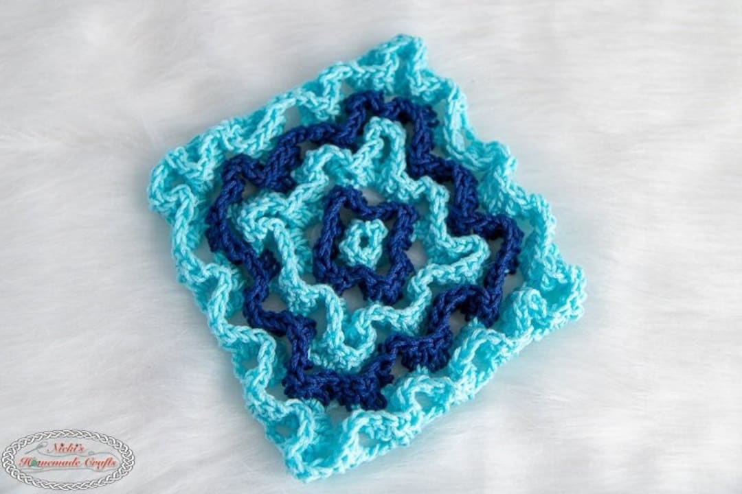 Wiggle Crochet Trivet Pattern | Crochet Potholder Pattern | Potholder ...