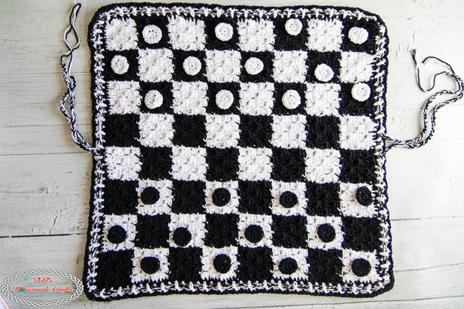CROCHET CHECKERBOARD GAME Crochet Game Pattern Crochet Toy - Etsy