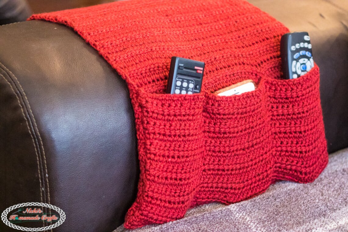 CROCHET PATTERN: Armchair Caddy for Couches, Chairs, Wheelchairs ...