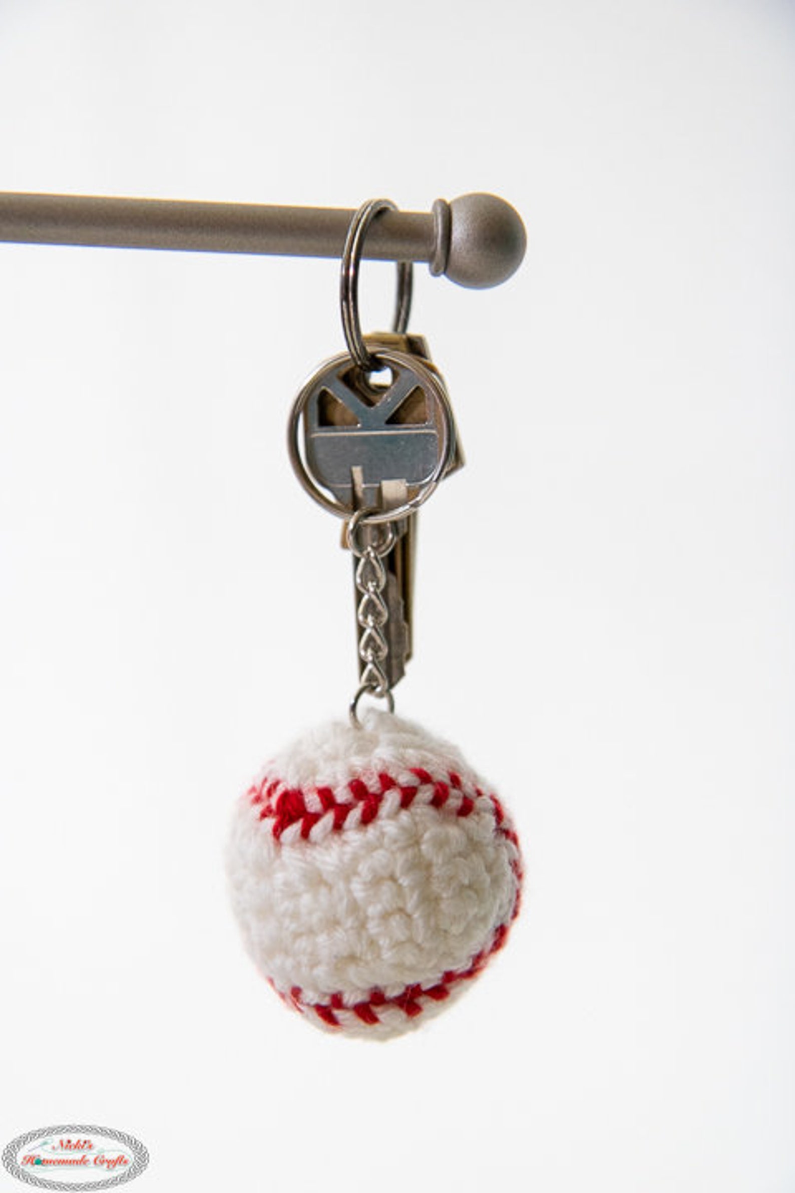 Cool CROCHET BASEBALL Keychain PATTERN for Backpacks, Quick Gifts, or ...