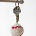 Cool CROCHET BASEBALL Keychain PATTERN for Backpacks, Quick Gifts, or ...