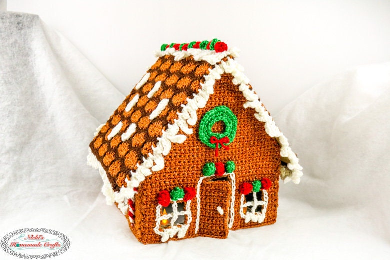 Crochet Pattern: Gingerbread House Christmas in July | Etsy