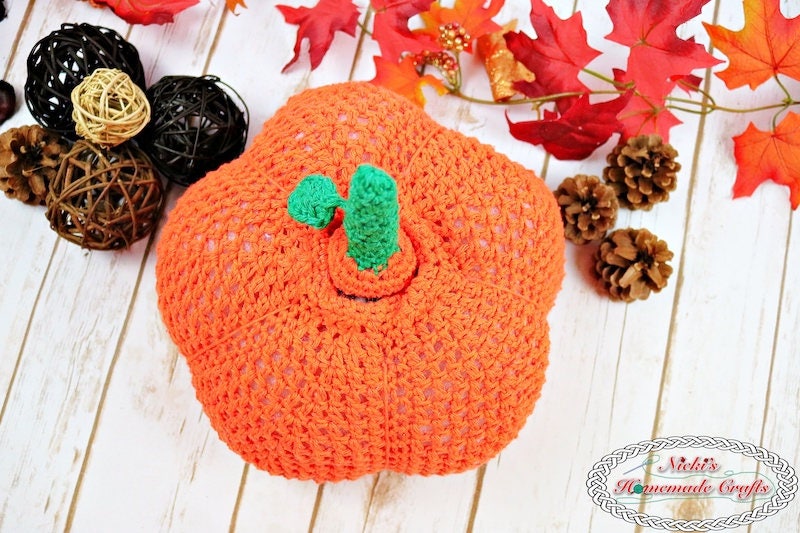 Crochet Pattern: Secret Pumpkin Tissue Box Cover halloween | Etsy