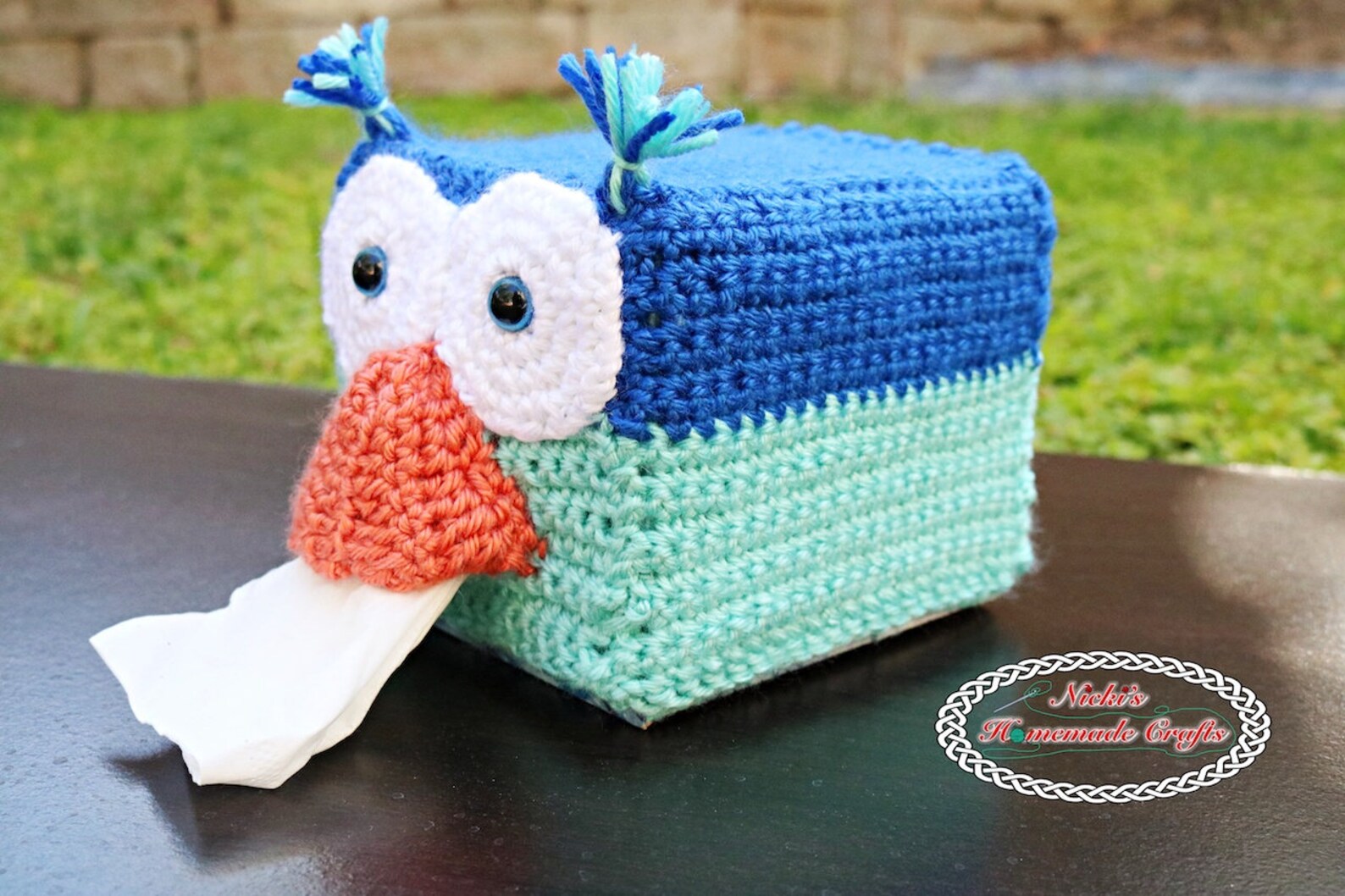CROCHET PATTERN Owl Tissue Box Cover *easy *fast *cool *animal *cute ...