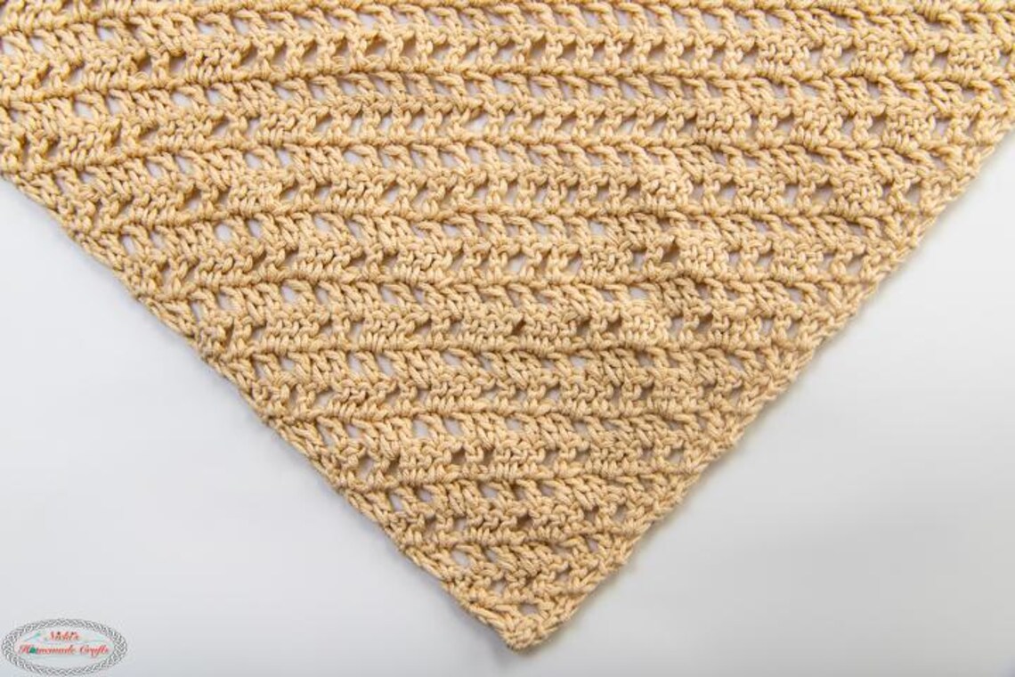PDF Bee Filet Crochet Shawl PATTERN | Advanced Beginner Crochet Wrap ...
