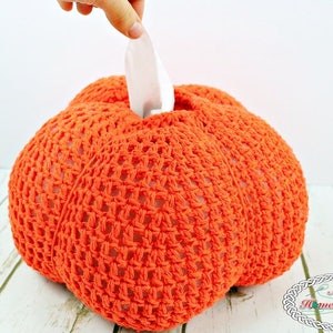 Crochet Pattern: Secret Pumpkin Tissue Box Cover *halloween ...
