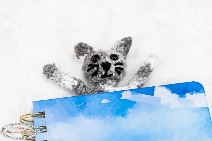 CROCHET Cat Bookmark PATTERN for Book Lovers, Pet Lovers and as Gifts ...