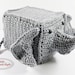 Tissue Box Cover CROCHET PATTERN Crochet Elephant Pattern Elephant ...
