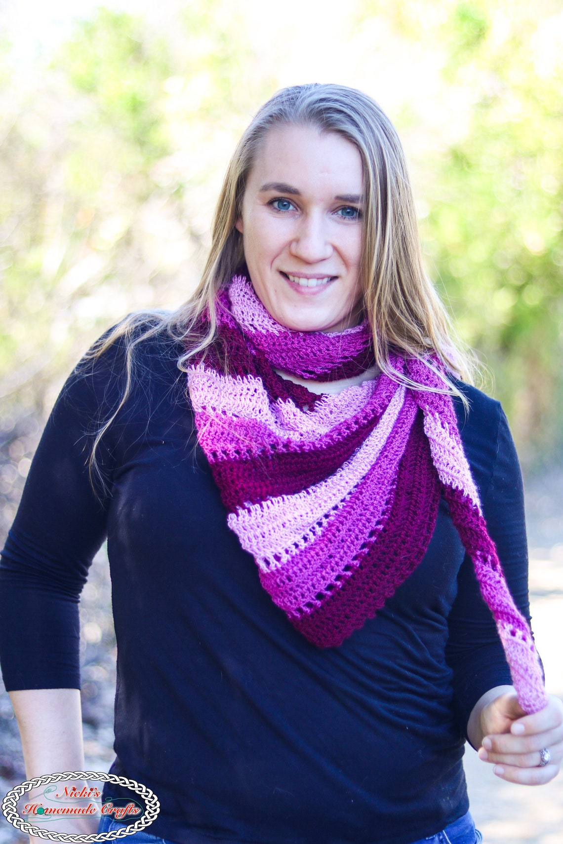 Crochet Scarf Pattern, Easy Boomerang Scarf, Instant Download - Etsy