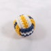 CROCHET VOLLEYBALL Keychain PATTERN | Crochet Key Fob | Crochet Sports ...