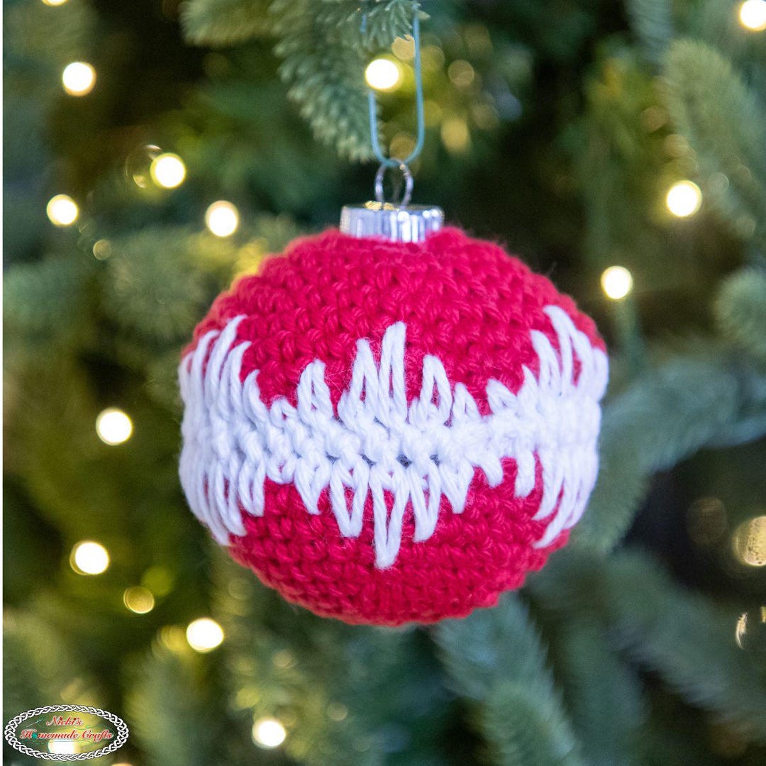 Iceberg Bauble CROCHET ORNAMENT Pattern PDF – Spike Stitch Crochet ...