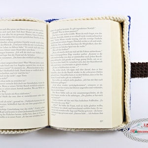 CROCHET BOOK SLEEVE Pattern | Crochet Book Cover | Book Case Pattern ...