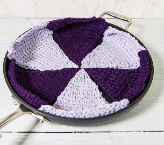 TUNISIAN CROCHET Pan Protector PATTERN Crochet Pot Holders - Etsy