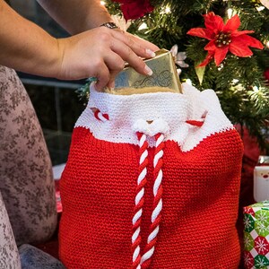 CROCHET PATTERN | Santa Sack Backpack for Christmas and the Holidays ...