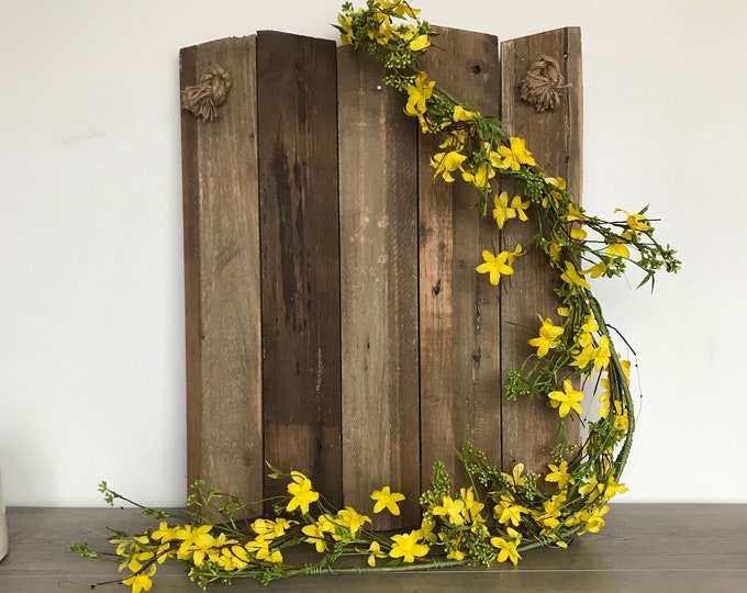 Yellow Forsythia Garland, Artificial Flower Garland, Garland Decor ...