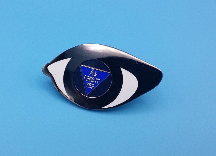 As I See It Yes Fortune Eye Pin - Etsy